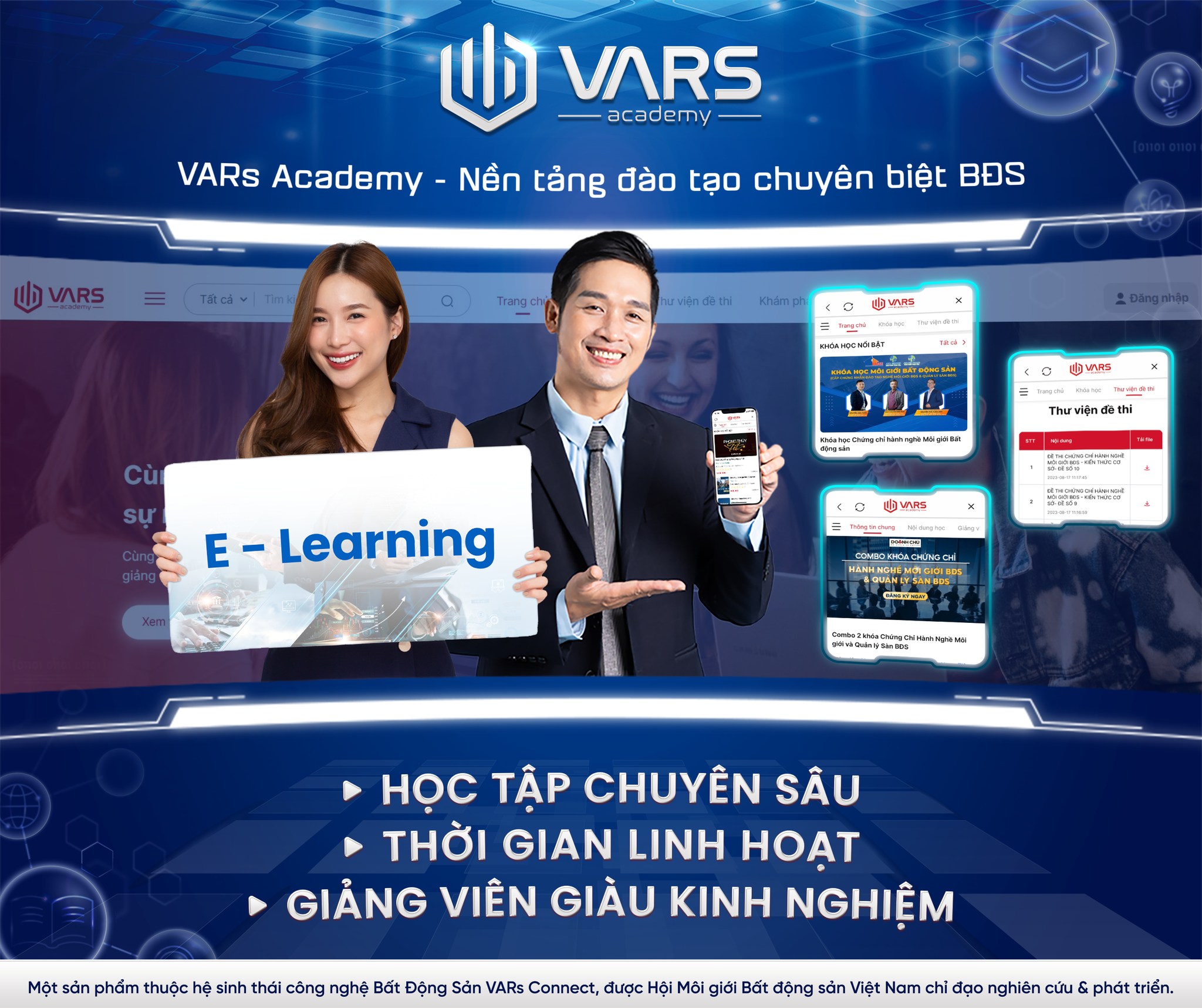VARs Academy - Nền tảng hỗ trợ môi giới BĐS học tập kỹ năng thông qua kết nối chuyên gia