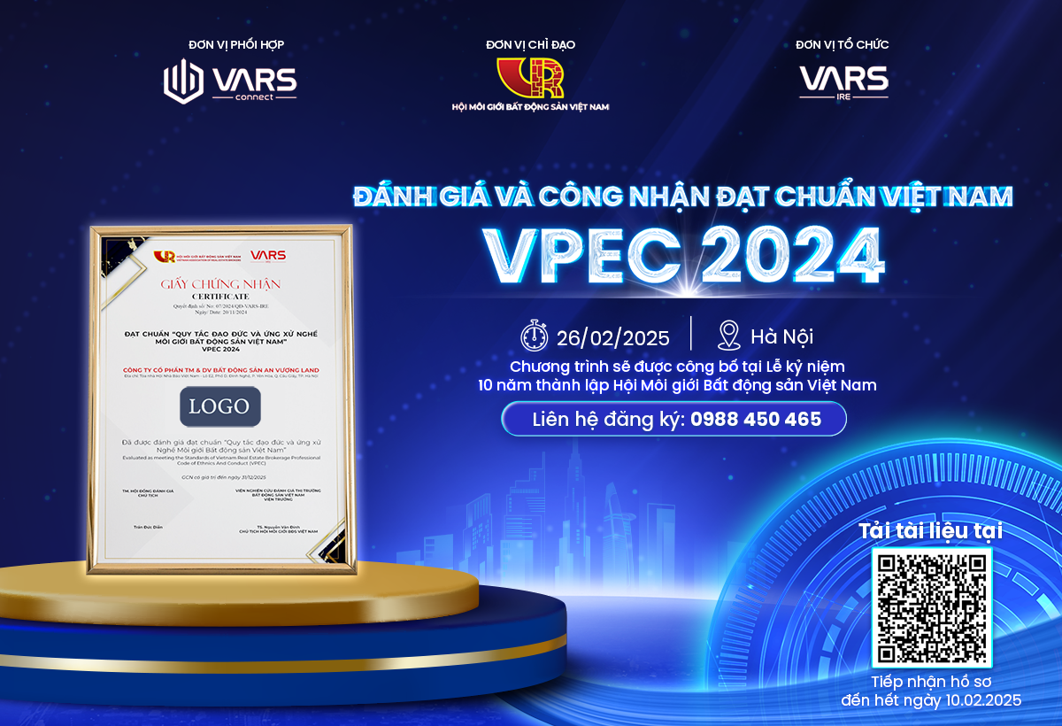 VPEC 2024 – Chuẩn mực quốc gia, nâng tầm nghề Môi giới Bất động sản ...